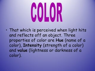 Elements of Art | PPT