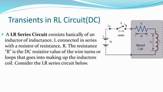 Transients analysis and Its derivations | PPTX | Physics | Science