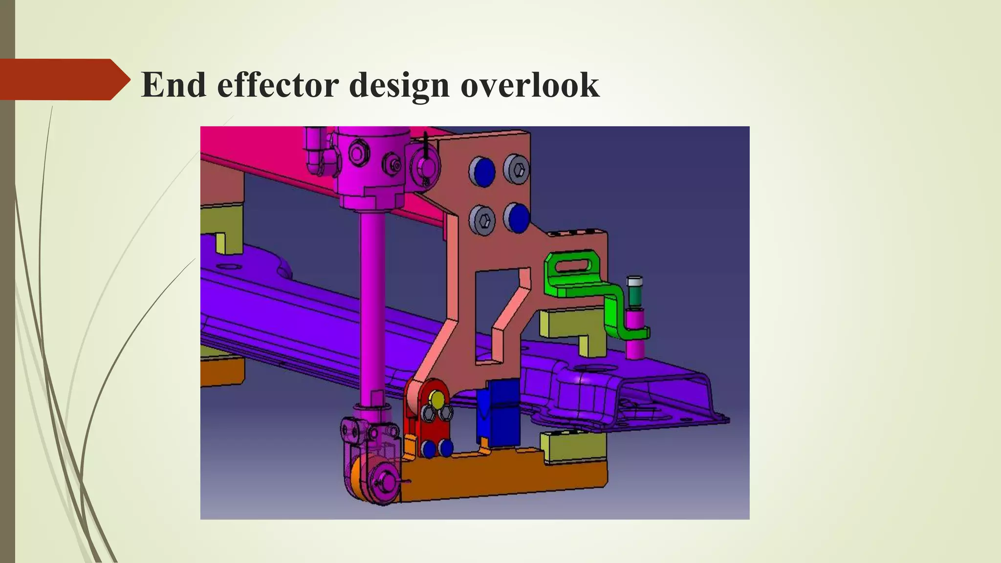 Design and development of industrial End effector (gripper) | PPTX