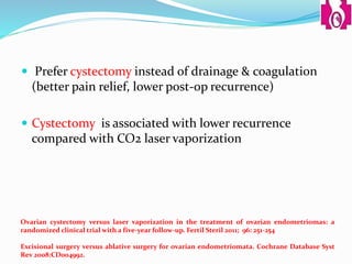 Laparoscopic management of endometriosis | PPTX