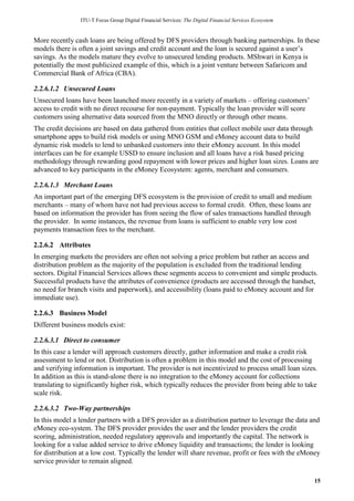 The Digital Financial Services Ecosystem | PDF