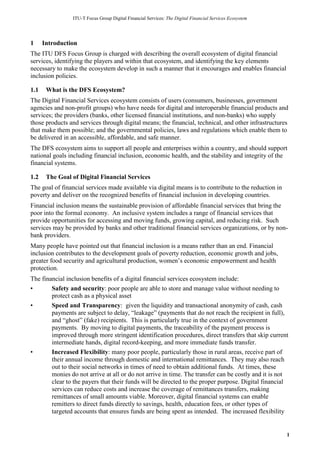 The Digital Financial Services Ecosystem | PDF