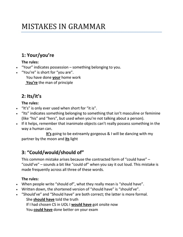 whats is Grammar and TYPES OF GRAMMAR | PDF