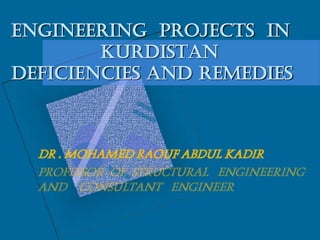 Final engineering projects in kurdistan workshop | PPT