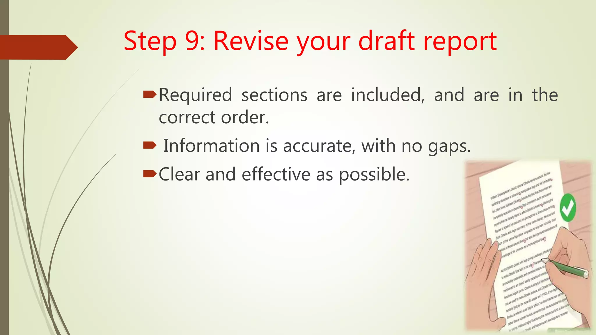 Report Writing PPT | PPTX