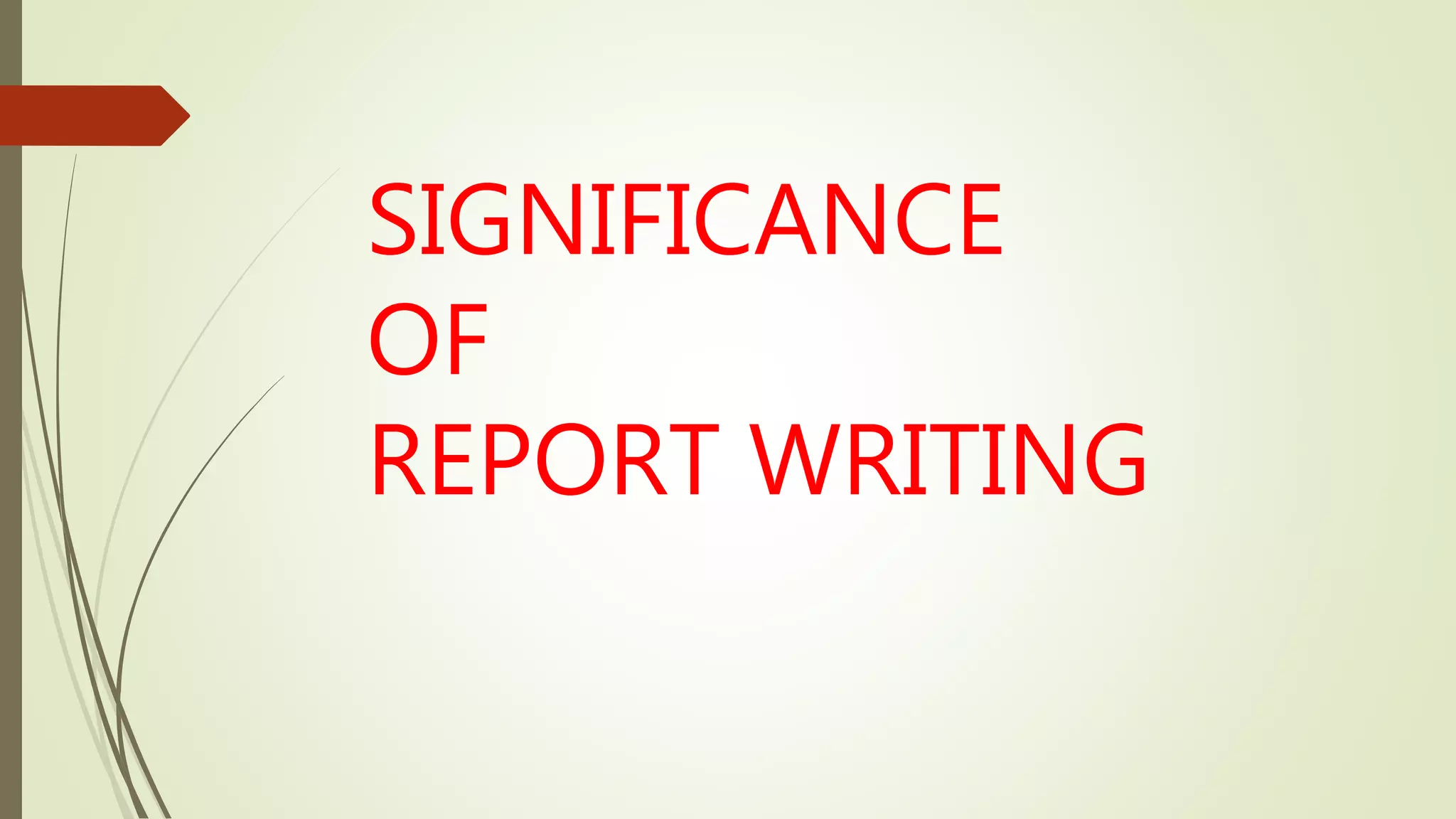 Report Writing PPT | PPTX