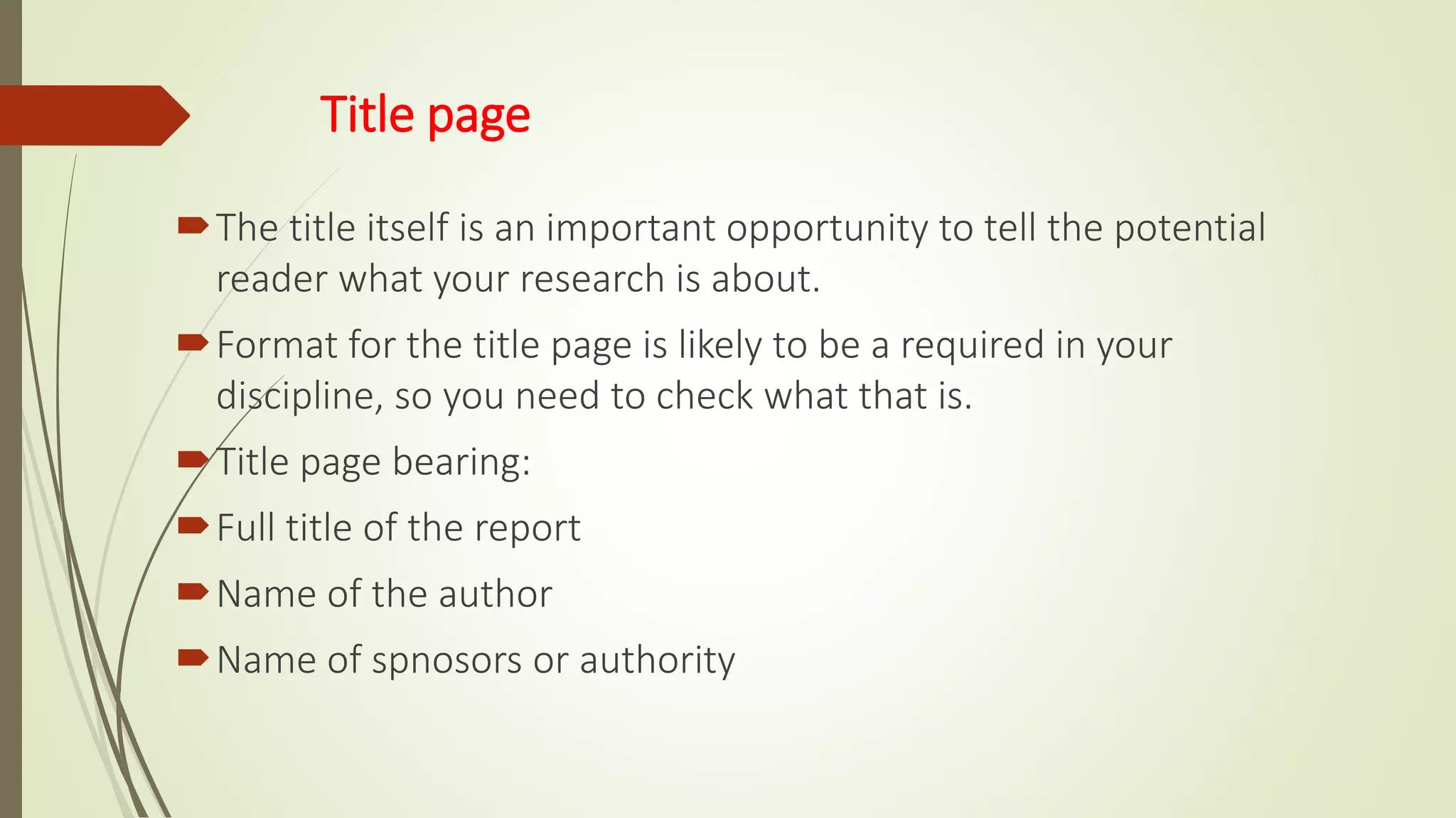 Report Writing PPT | PPTX