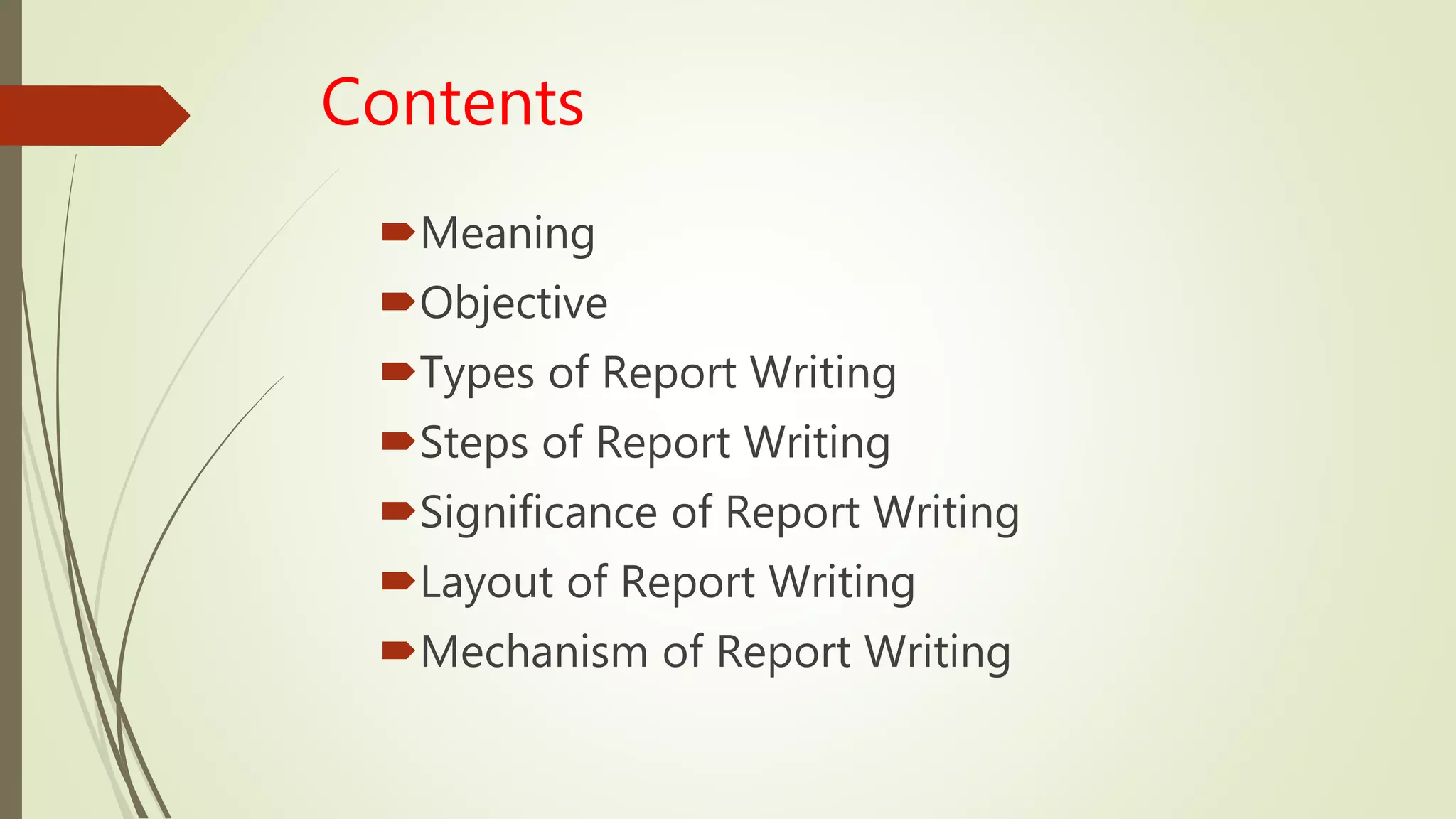 Report Writing PPT | PPTX
