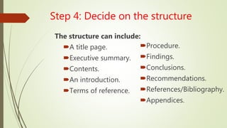 Report Writing PPT | PPTX