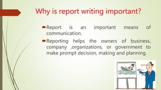 Report Writing PPT | PPTX