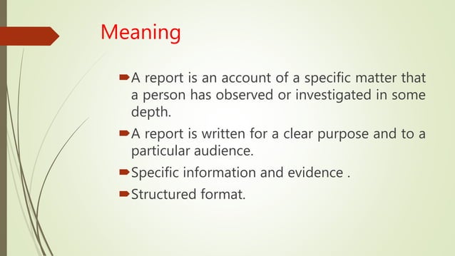 Report Writing PPT | PPTX