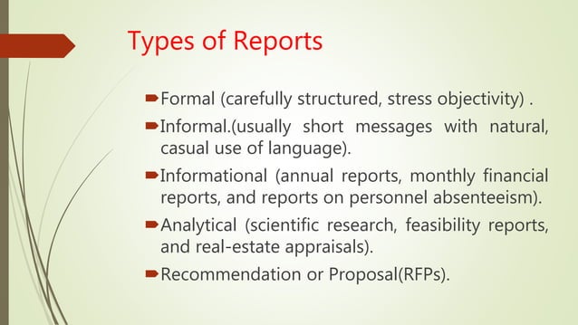 Report Writing PPT | PPTX