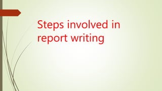 Report Writing PPT | PPTX