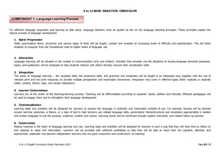 DepEd K to 12 ENGLISH CURRICULUM GUIDE GRADE 9 | DOCX