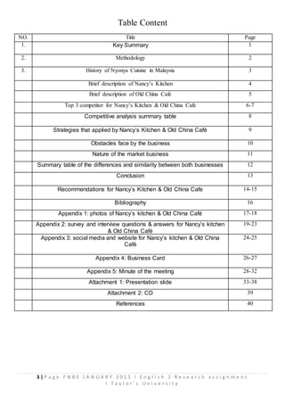 Final english full report | DOCX | Business | Business and Finance
