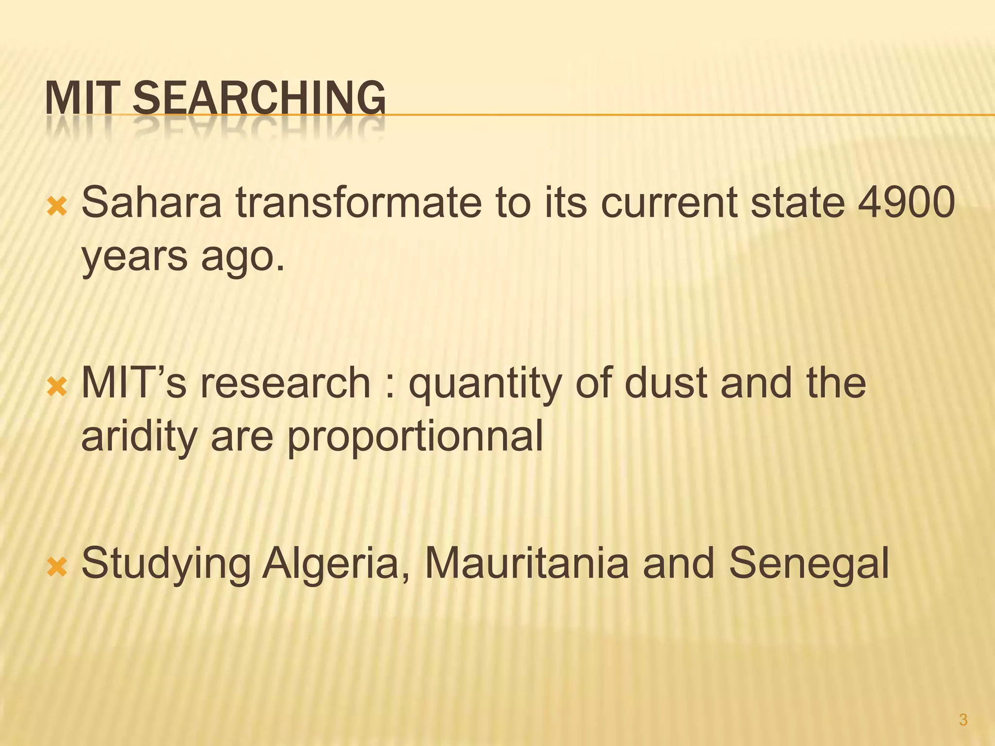 Final english presentation sahara | PPT