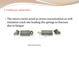 Landing gear Failure analysis of an aircraft | PPTX