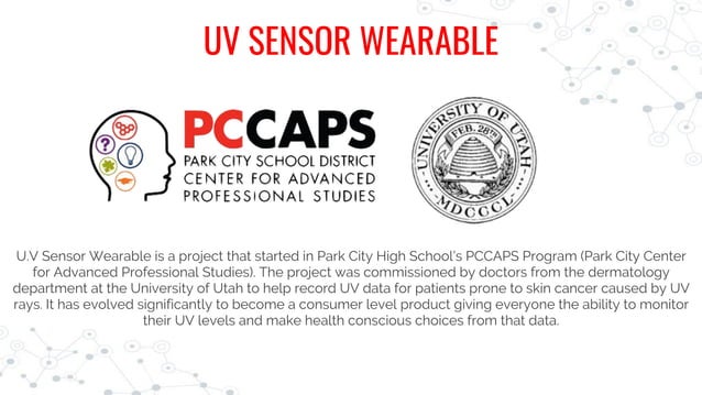 UV Sensor Wearable Technology | PDF