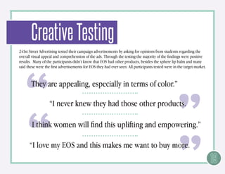 EOS Advertising Campaign | PDF