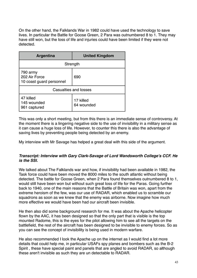 My Extended Project Qualification (EPQ) | PDF