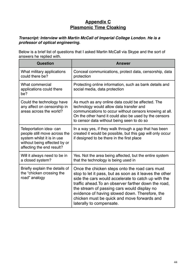 My Extended Project Qualification (EPQ) | PDF