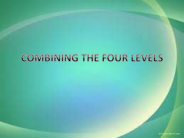 Four Levels Of Translation | PPTX