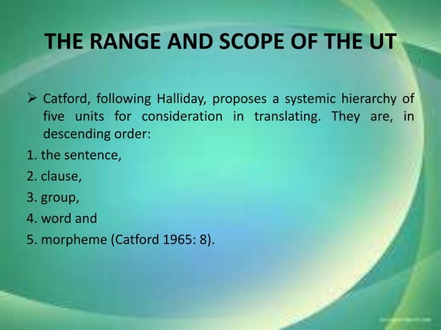 Four Levels Of Translation | PPTX