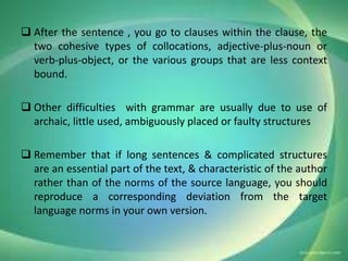 Four Levels Of Translation | PPTX