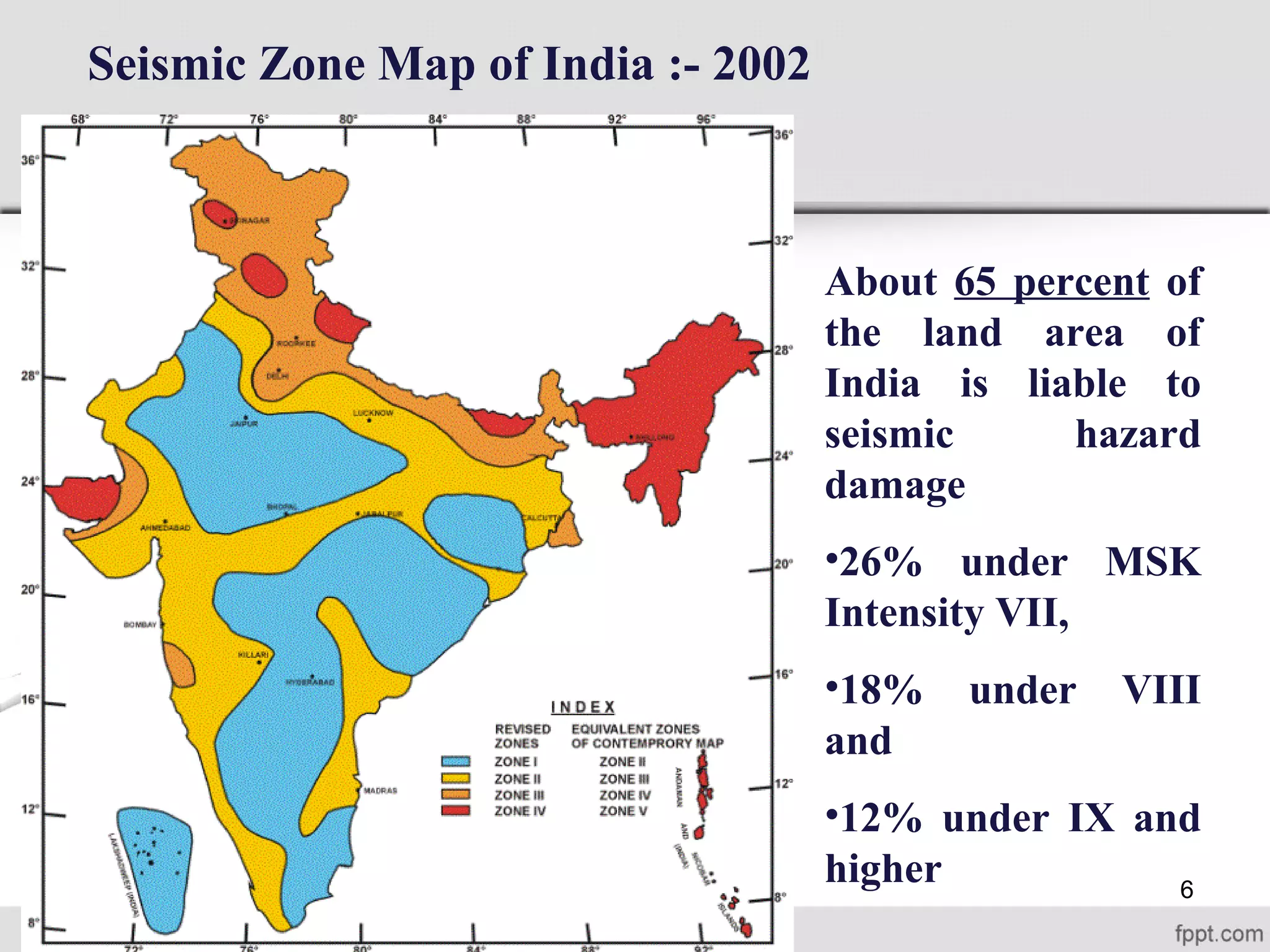 Earthquack 2001 Bhuj,Gujarat | PPT