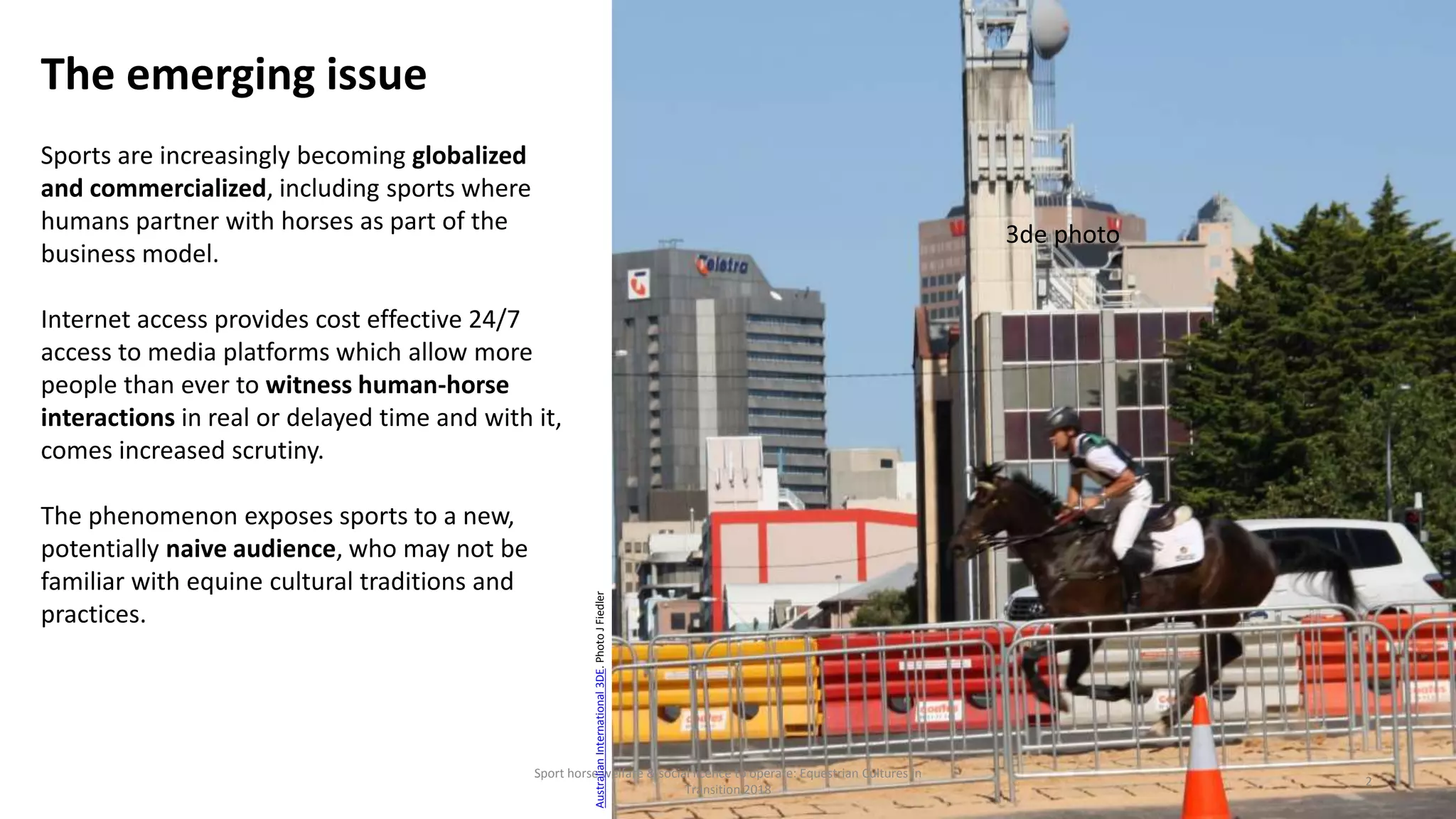 Sport horse welfare & social licence to operate | PPT