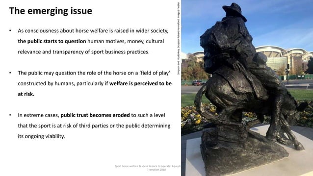 Sport horse welfare & social licence to operate | PPT