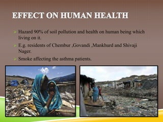 Effects Of Soil Pollution On Human Health