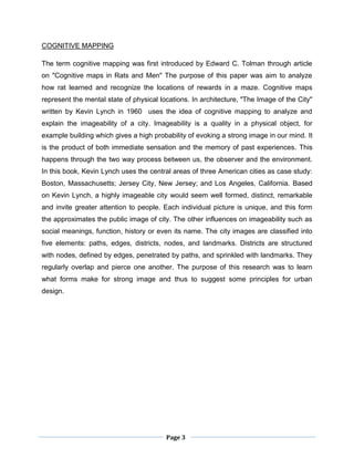 PROJECT 2: THE IMAGE OF THE CITY | PDF