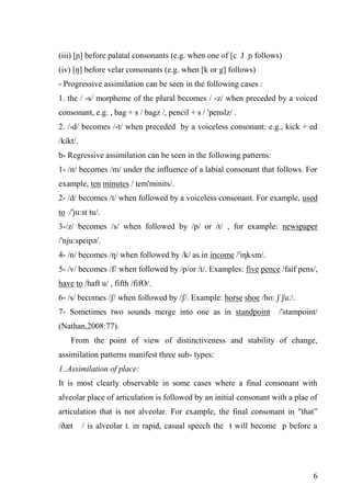 Final essay on the rules of phonology | PDF