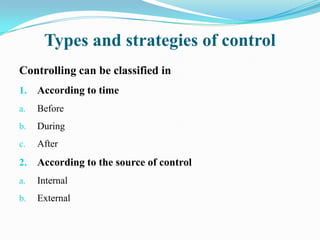 Final essential of controlling | PPT