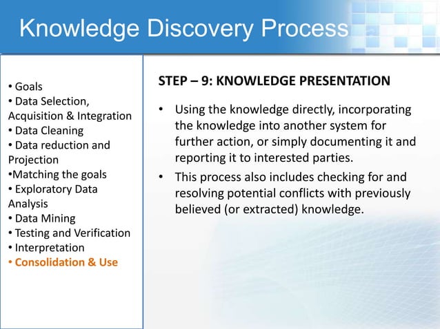 Knowledge Discovery and Data Mining | PPTX | Databases | Computer Software and Applications