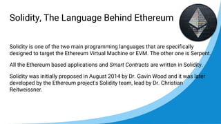 All About Ethereum | PDF