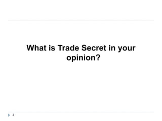 Trade secrets and conflicts of interest | PPT