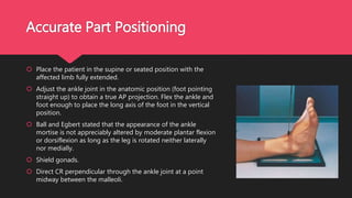 Final Image Evaluation - AP Ankle | PPT