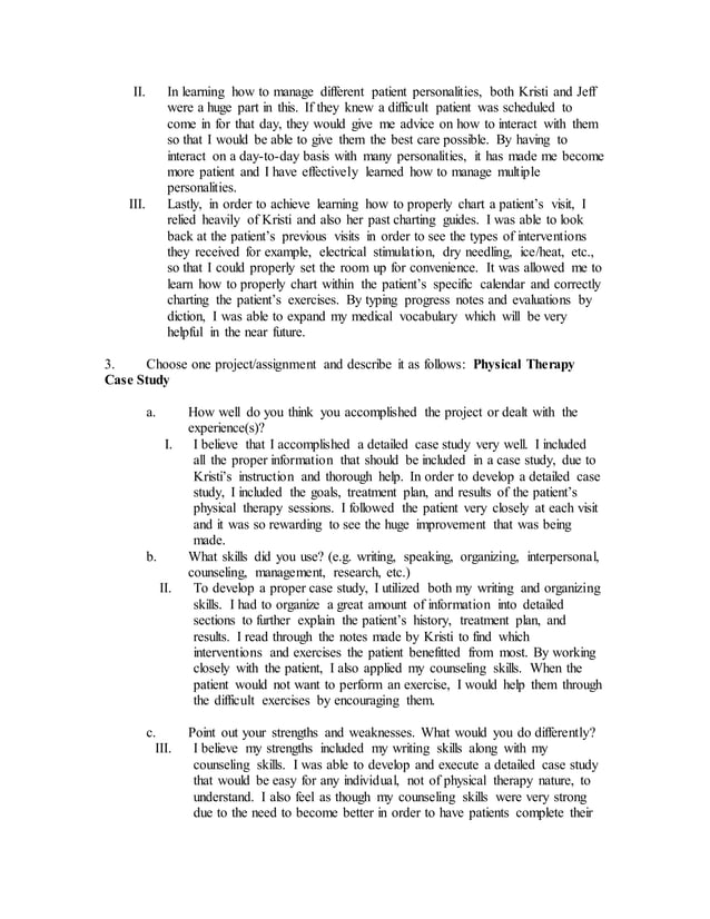 Final eval reflection | PDF