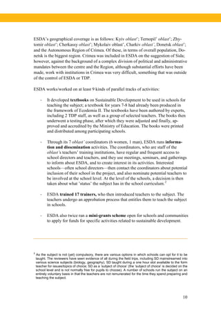 Final evaluation report_esda_ukraine | PDF