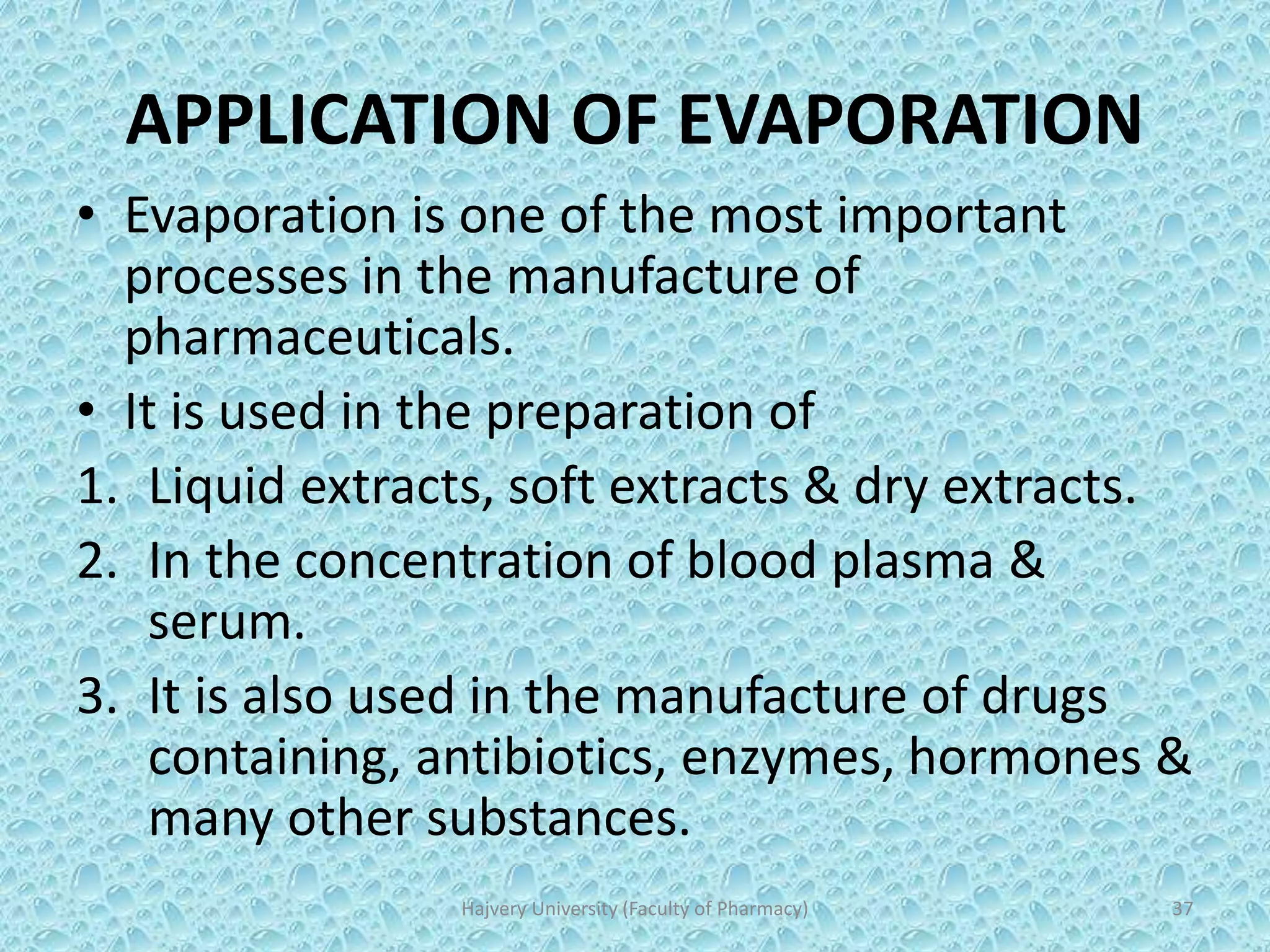 Evaporation presentation | PPTX