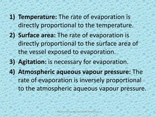 Evaporation presentation | PPTX