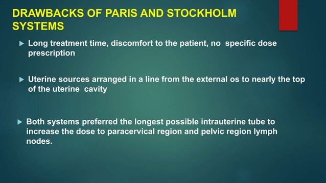 Evolution of Intracavitary brachytherapy for carcinoma of cervix | PPTX ...