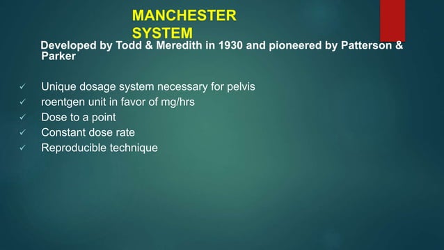 Evolution of Intracavitary brachytherapy for carcinoma of cervix | PPTX ...