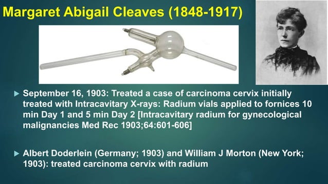 Evolution of Intracavitary brachytherapy for carcinoma of cervix | PPTX ...