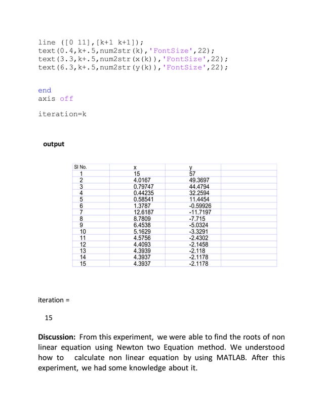 Newton two Equation method | DOCX