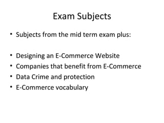 M6 - Final Exam | PPT