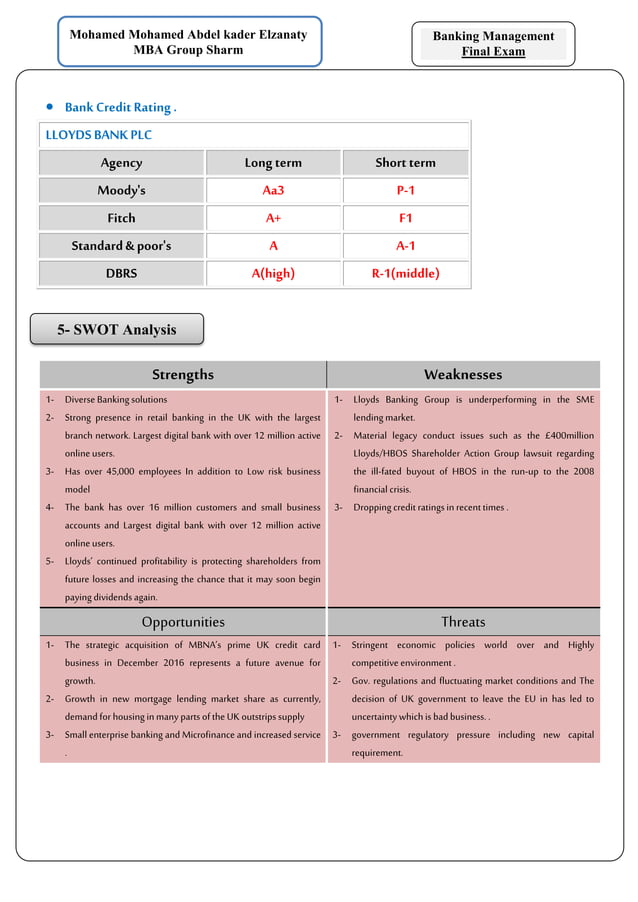 Lloyds Banking Group | PDF