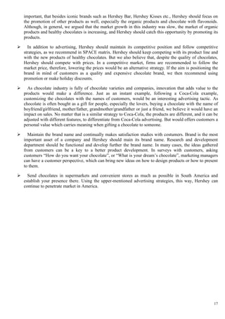 Hershey Case Study - Strategic Management | PDF